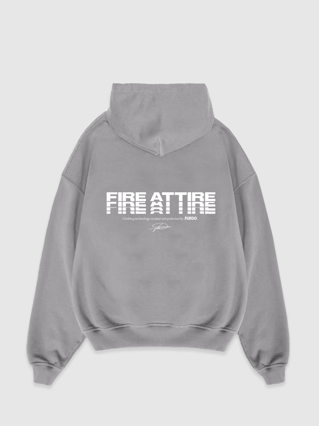 FUEGO® Fire Attire Hoodie Grey - FUEGO®